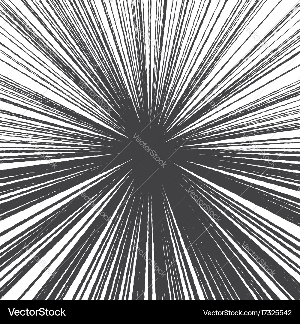 Grunge radial lines texture Royalty Free Vector Image