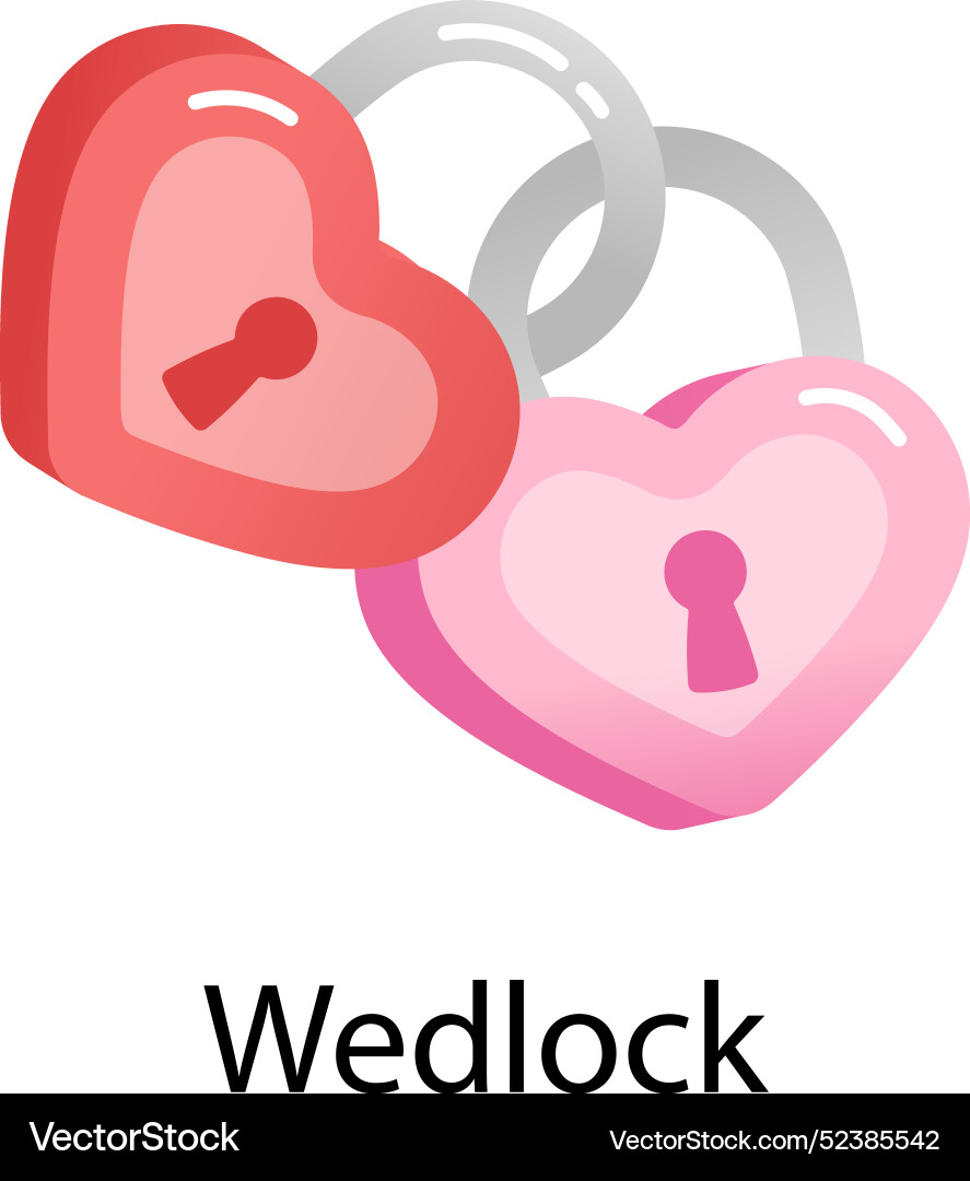 Wedlock Royalty Free Vector Image - VectorStock