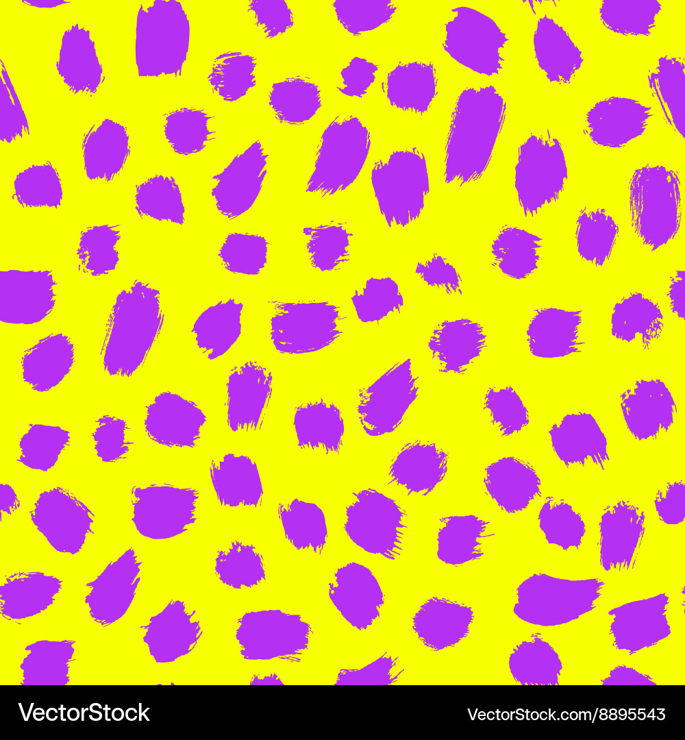 Neon Brush Pattern - Retro Style Royalty Free Vector Image