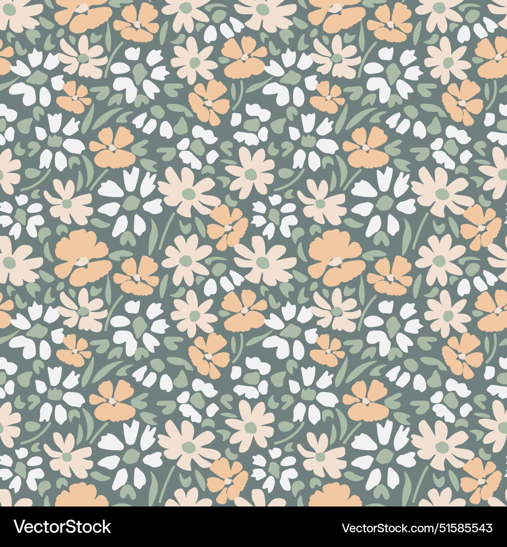 Seamless ditsy pattern Royalty Free Vector Image