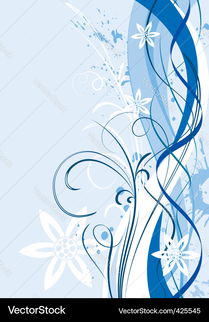 Flower theme Royalty Free Vector Image - VectorStock