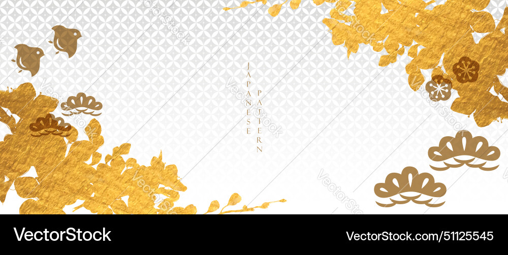 Japanese background with asian traditional icon Vector Image