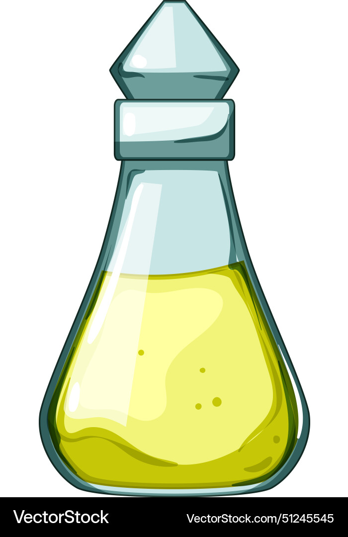 Poison potion bottle cartoon Royalty Free Vector Image