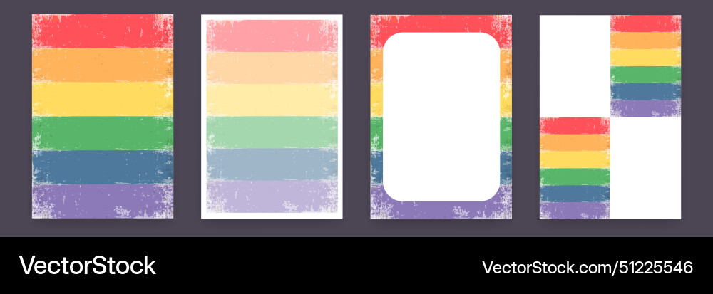 Pride flag month rainbow and parade Royalty Free Vector