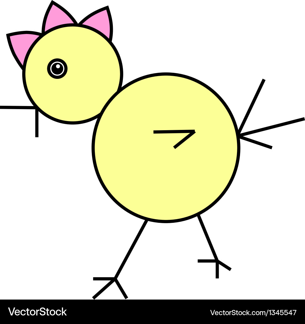 Chick Royalty Free Vector Image - VectorStock