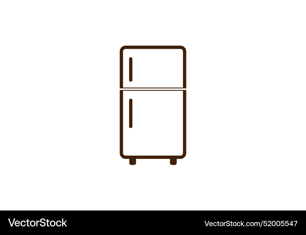 Refrigerator logo design template Royalty Free Vector Image