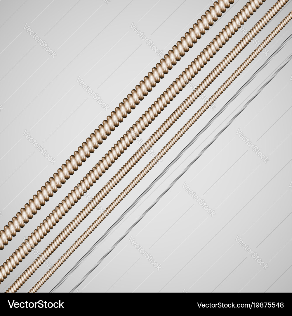 Guitar strings Royalty Free Vector Image - VectorStock