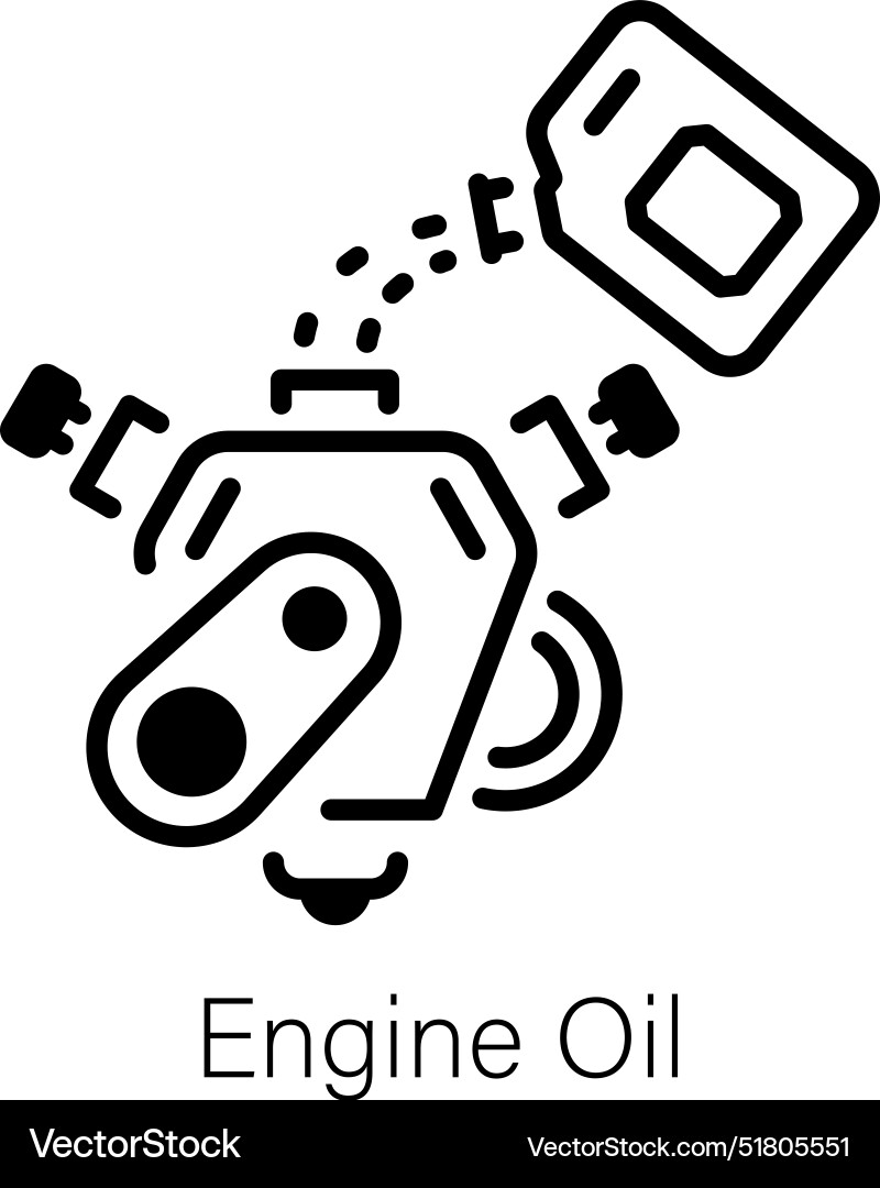Engine oil Royalty Free Vector Image - VectorStock