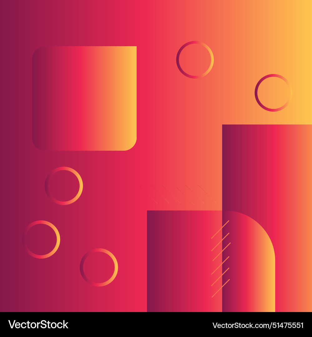 Modern orange gradient background for banners Vector Image