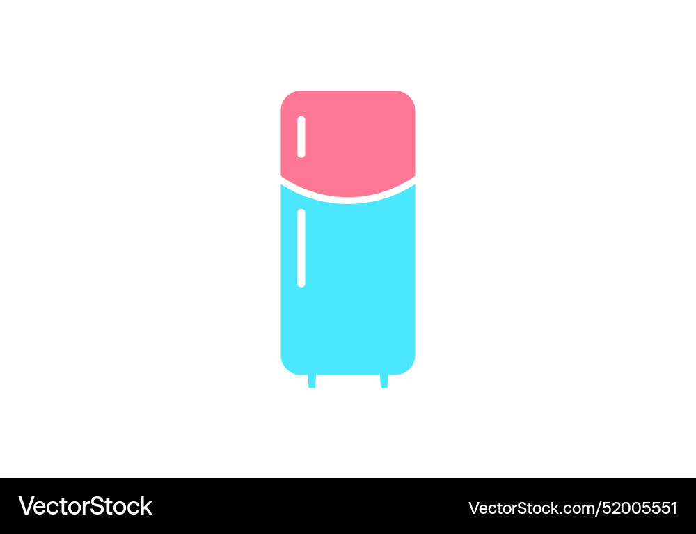 Refrigerator logo design template Royalty Free Vector Image