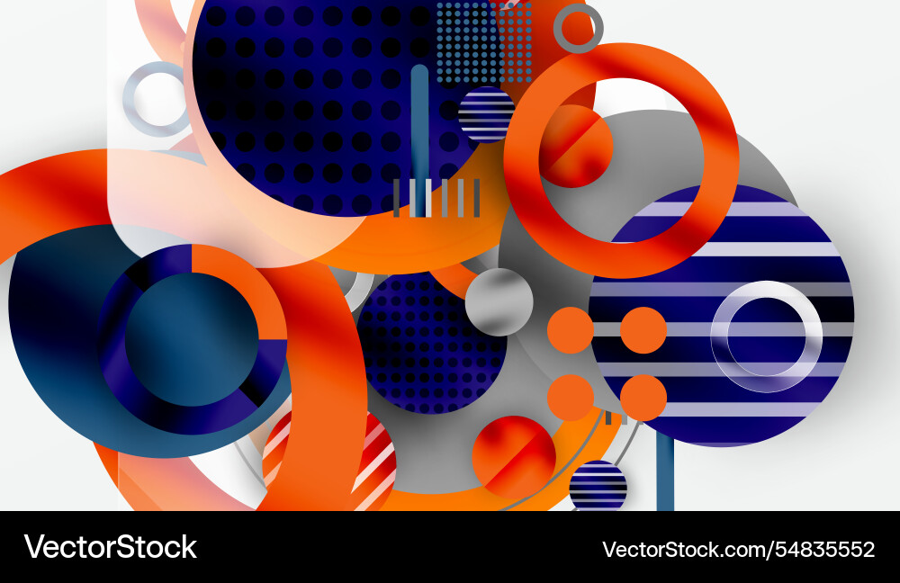 Abstract background - layered geometric shapes Vector Image