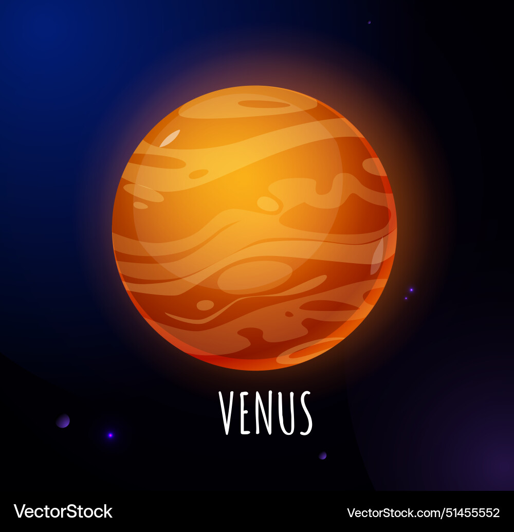 Solar system planet Royalty Free Vector Image - VectorStock