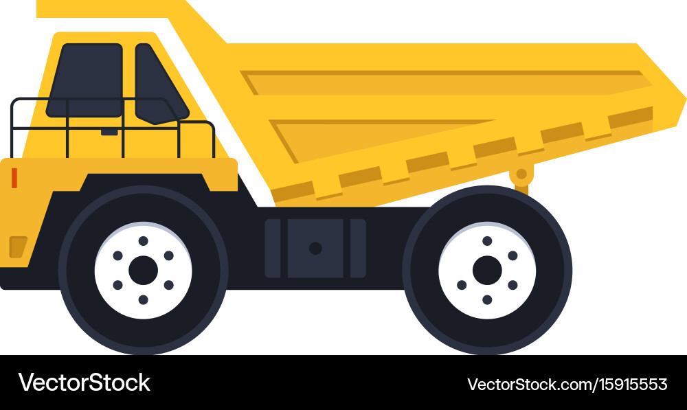 Mining truck Royalty Free Vector Image - VectorStock
