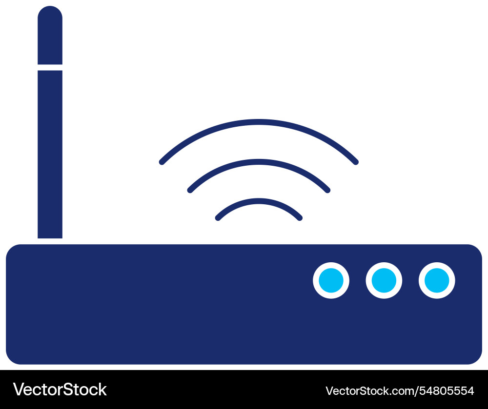 Router internet appliance Royalty Free Vector Image
