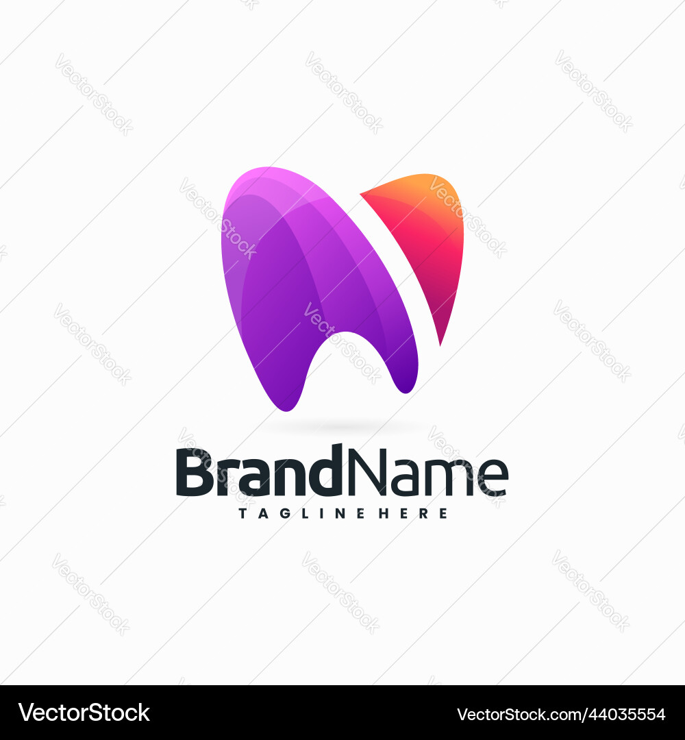 Tooth logo icon Royalty Free Vector Image - VectorStock