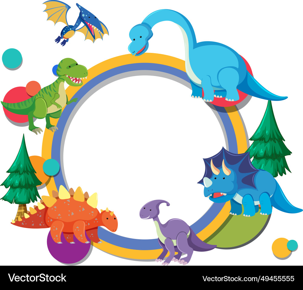 Dinosaur Border Clip Art