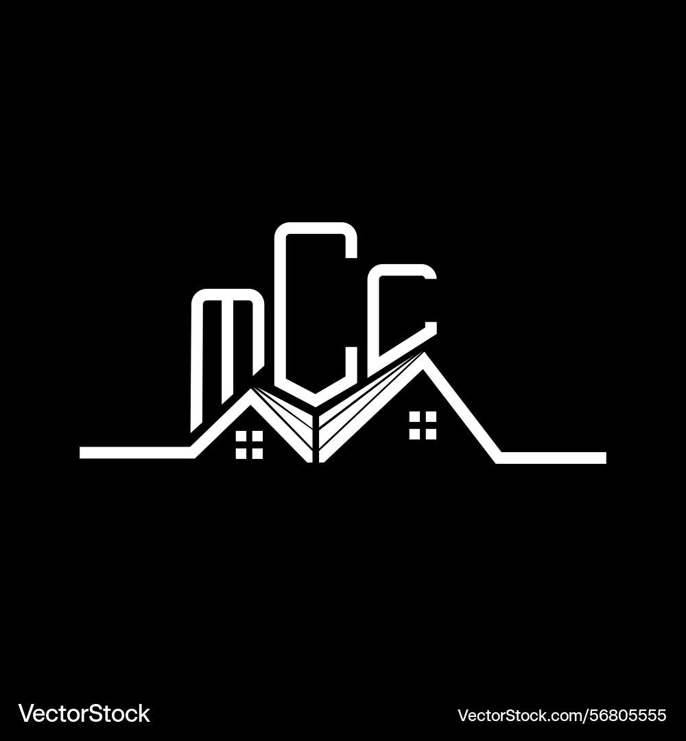 Mcl real state logo design simple and modern Vector Image