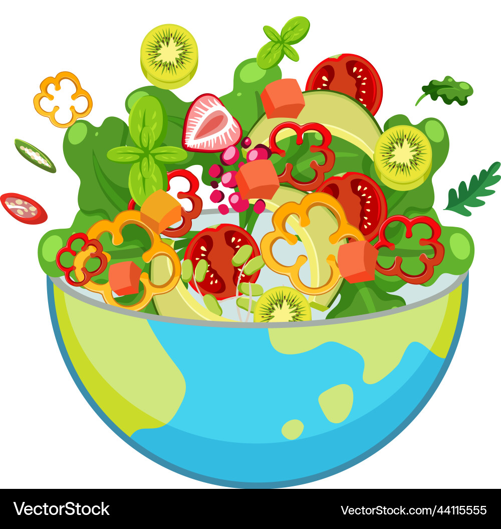 Earth Fruit Planet Vegetables Vector Images (over 580)