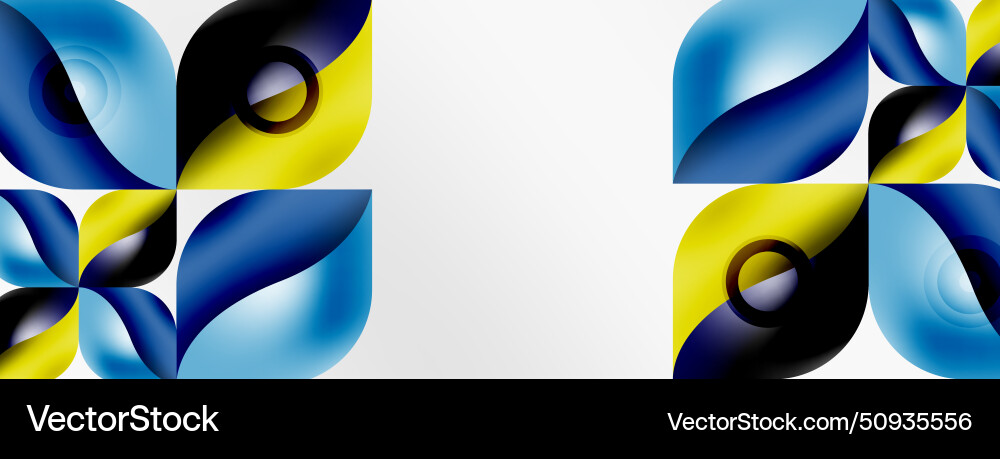 Abstract geometric background techno Royalty Free Vector