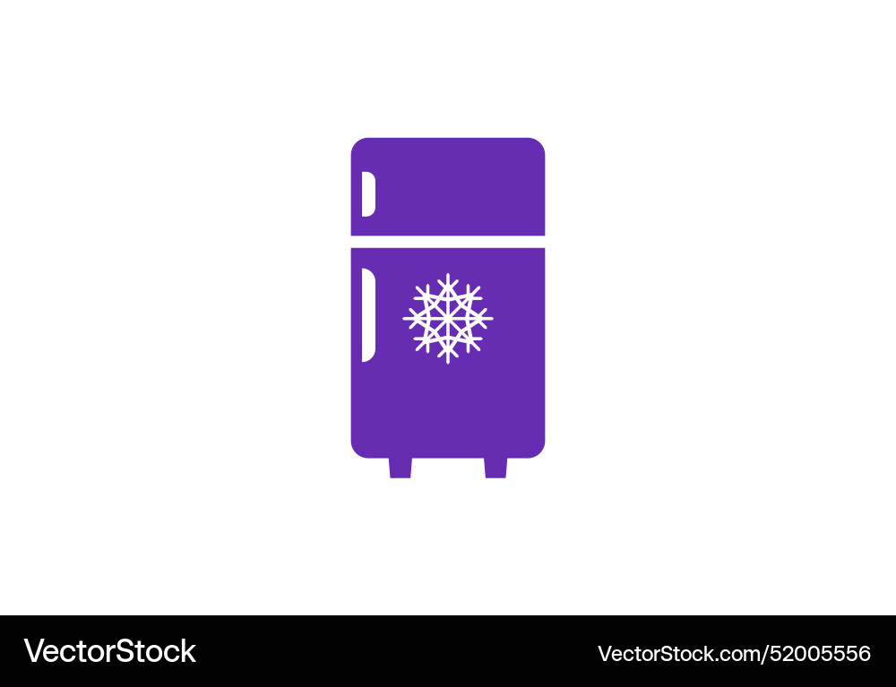 Refrigerator logo design template Royalty Free Vector Image