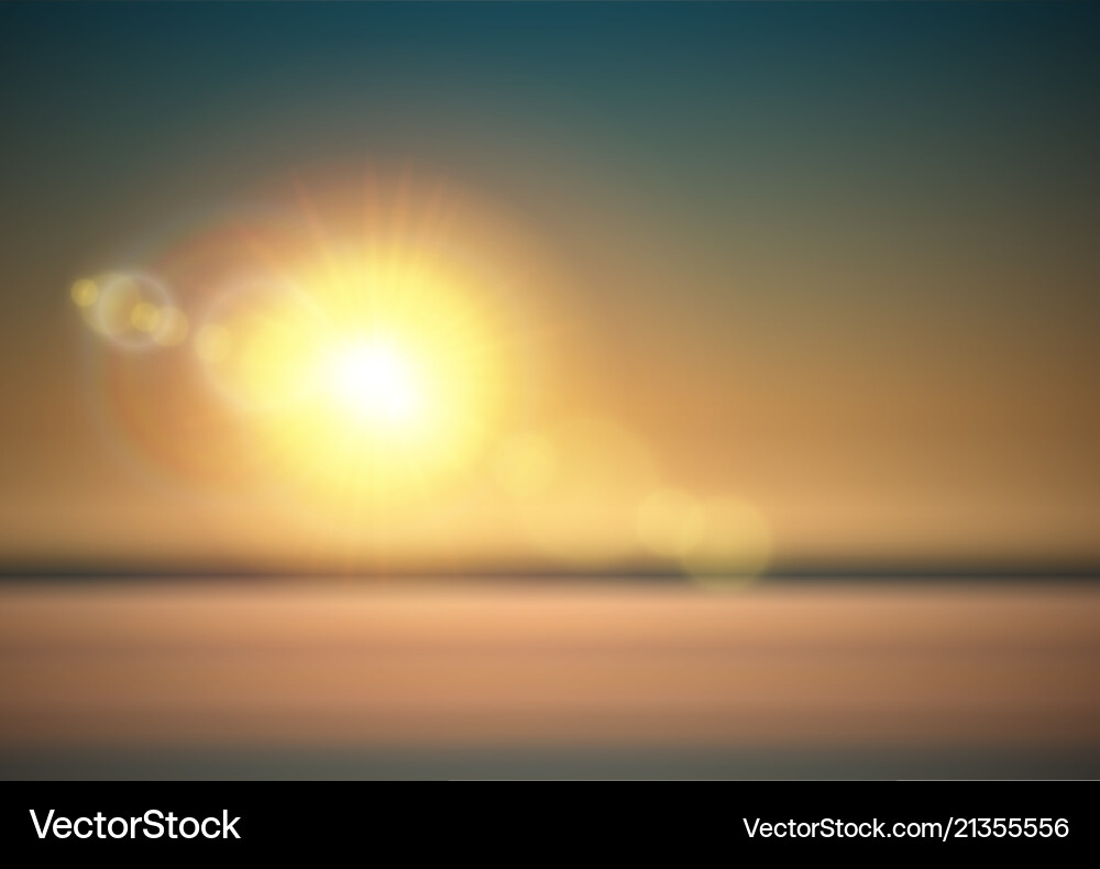 Transparentes Sonnenlicht Speziallinsen-Flack Vektorbild