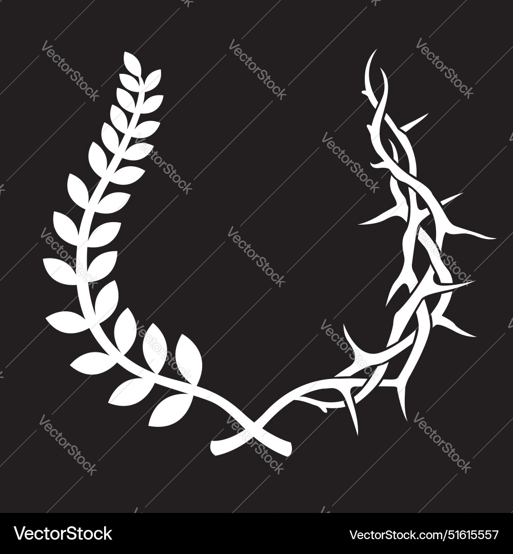 Crown of thorns image Royalty Free Vector Image