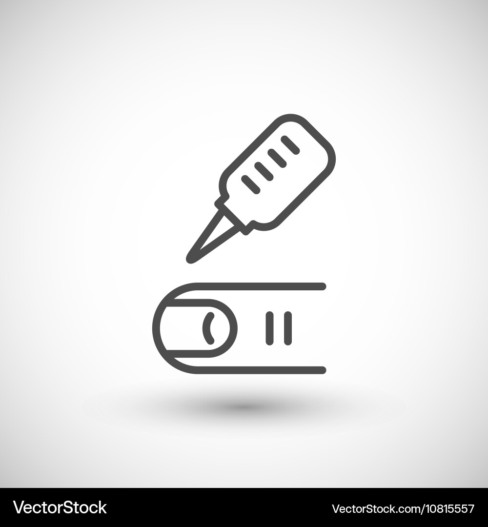Medical analysis icon Royalty Free Vector Image