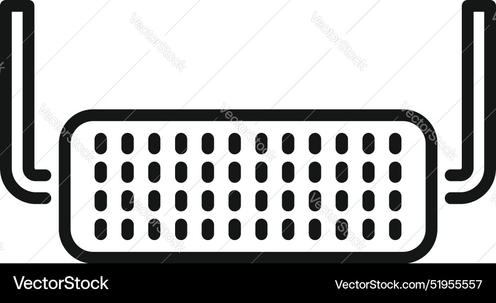 Router providing wireless network internet Vector Image