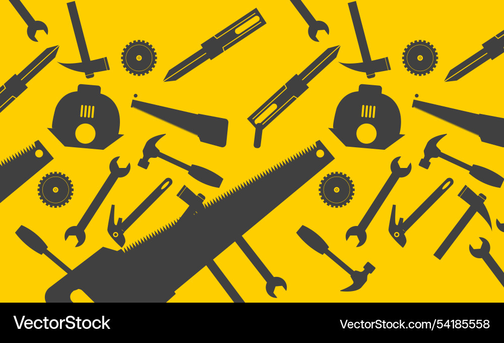 National miners day tools set december 6 holiday Vector Image