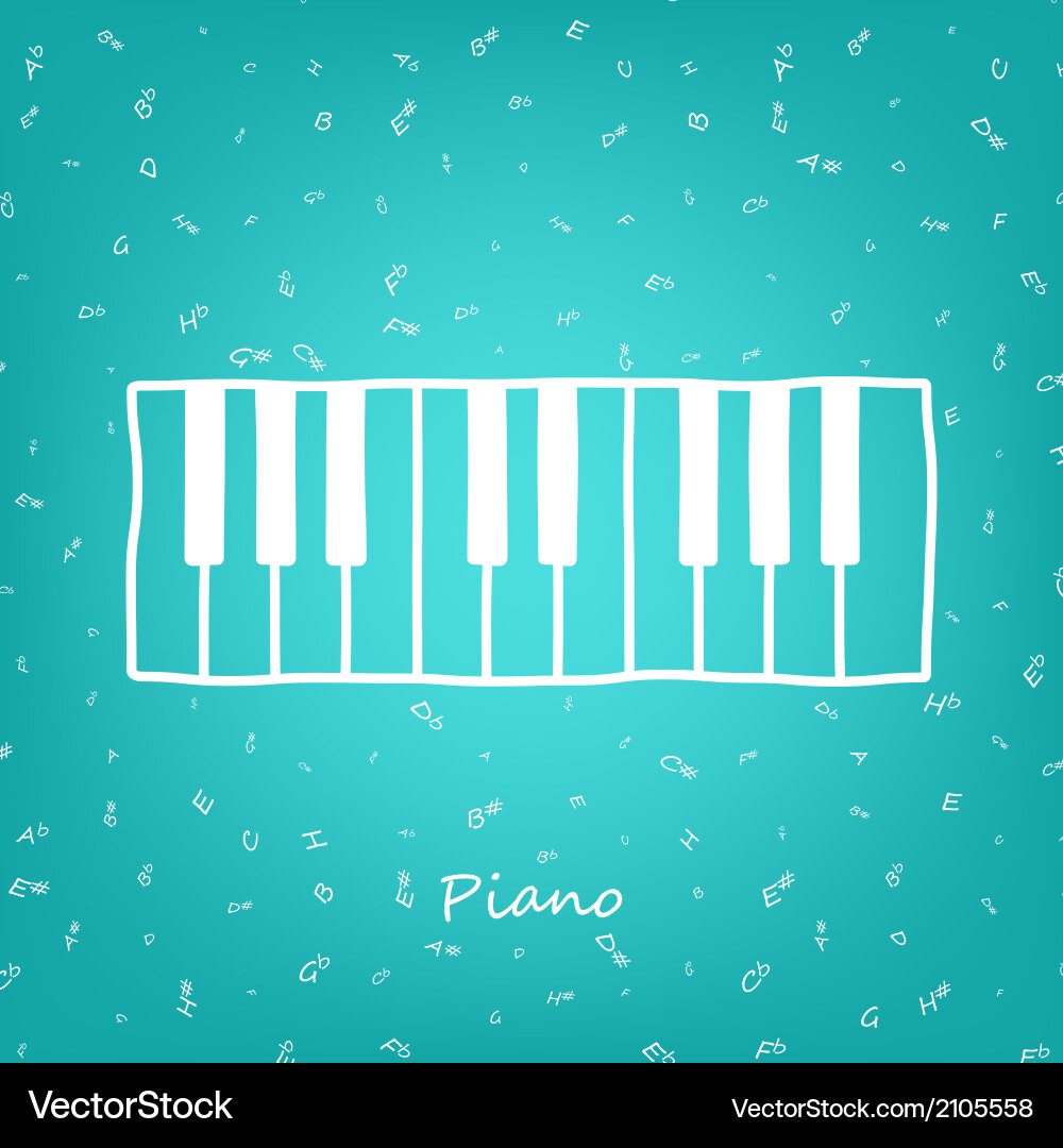Piano Royalty Free Vector Image - VectorStock