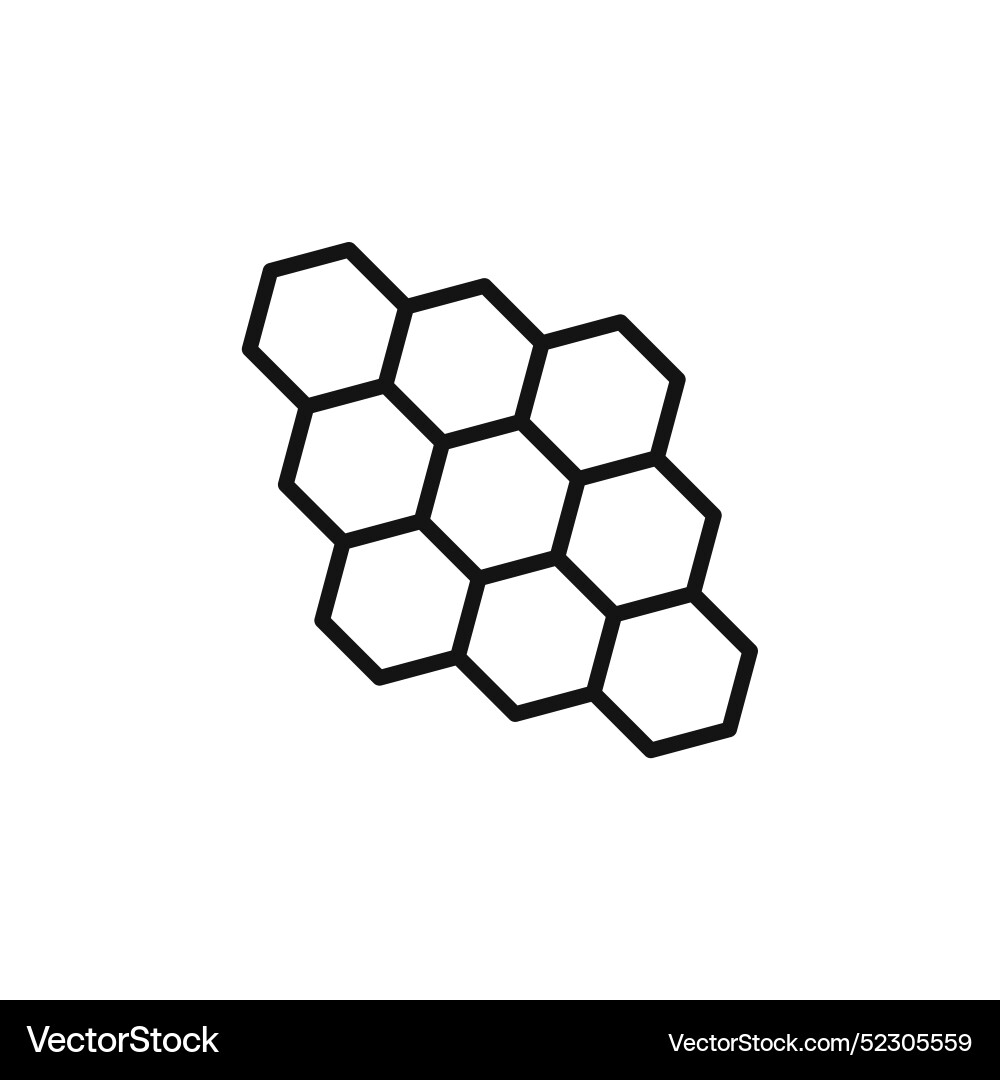 Propolis icon outline collection in black Vector Image