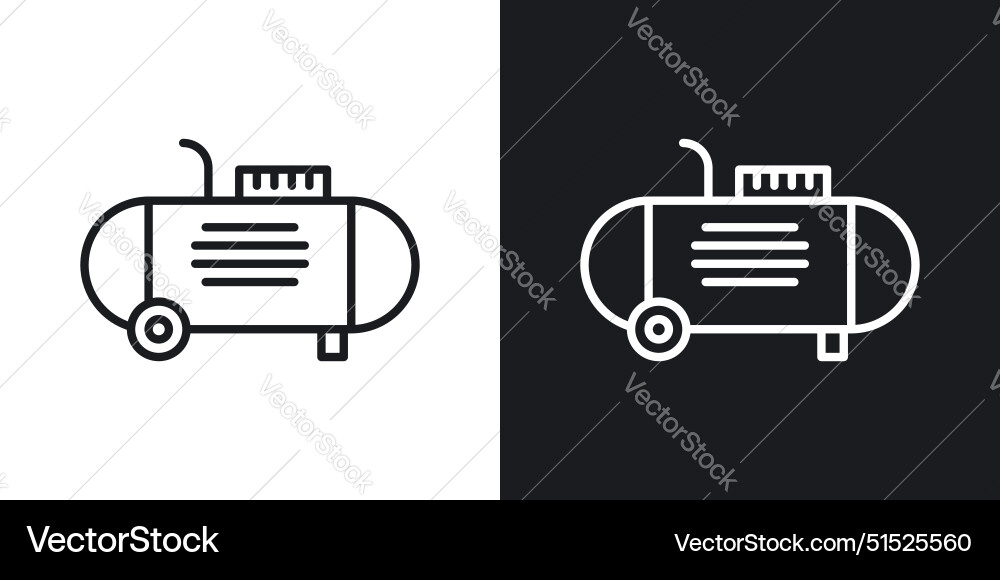 Compressor-Symbol Lizenzfreies Vektorbild - VectorStock