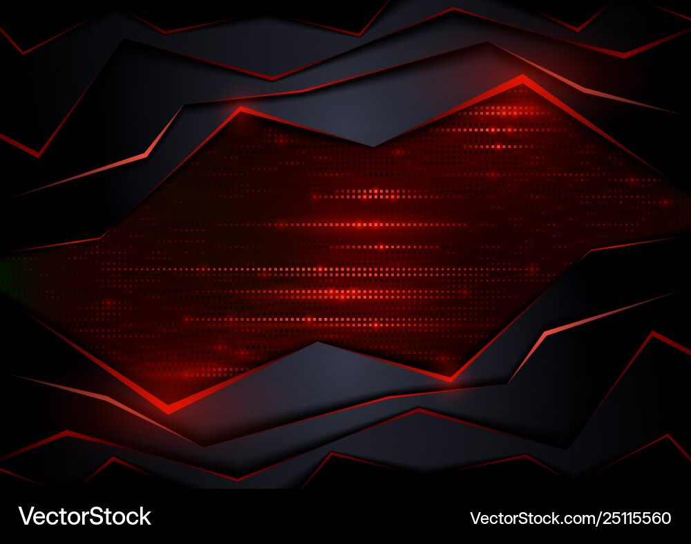 Dark abstract tech background Royalty Free Vector Image