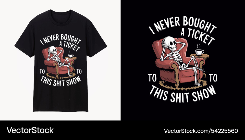 Funny t shirt design Royalty Free Vector Image