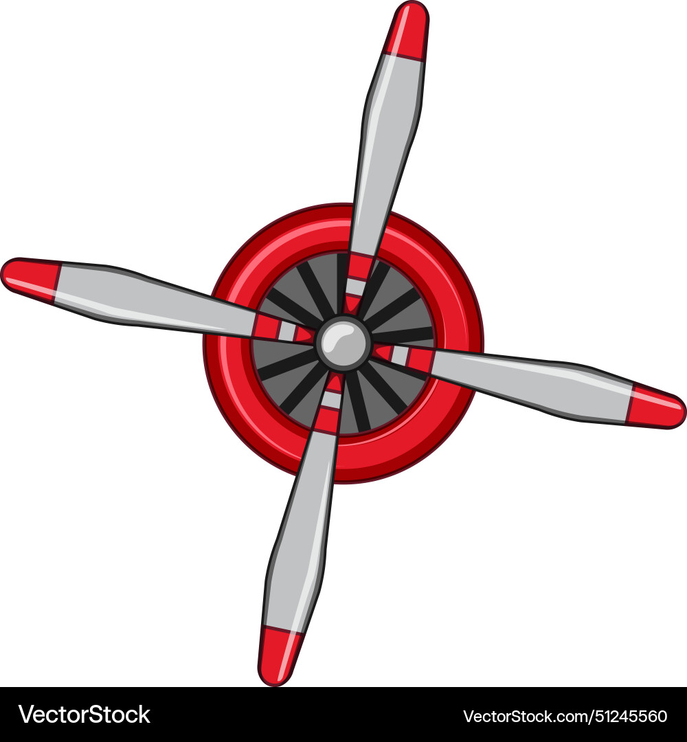 Underwater propeller cartoon Royalty Free Vector Image