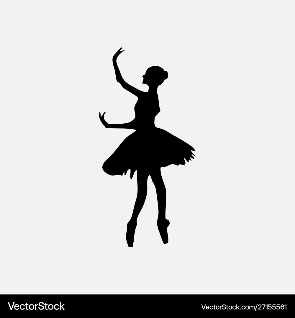 Classical ballet figure dancer Royalty Free Vector Image