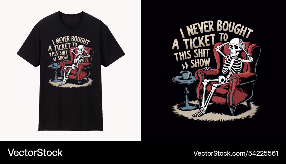 Funny t shirt design Royalty Free Vector Image