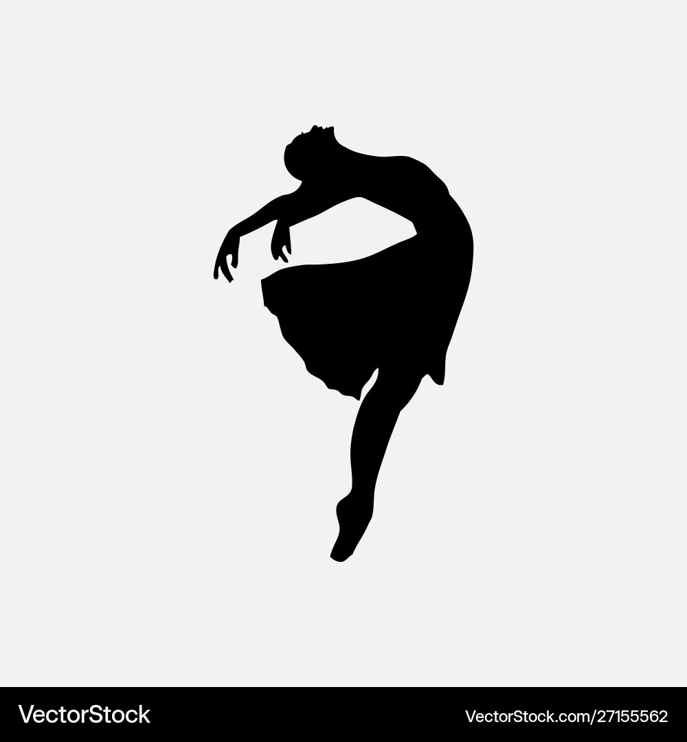 Classical ballet figure dancer Royalty Free Vector Image