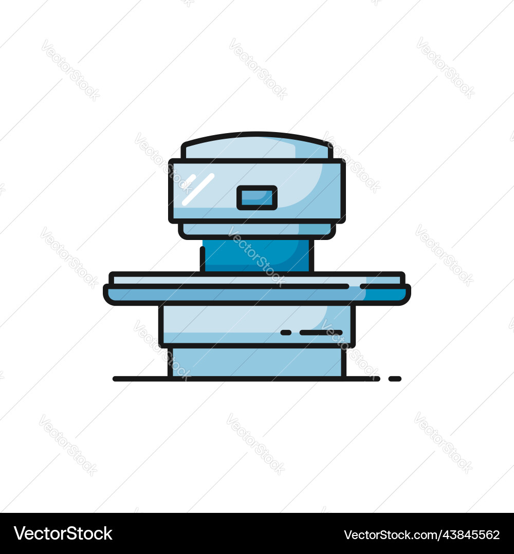 MRT Scan Icon - Medizinische Bildgebung Lizenzfreier Vektor