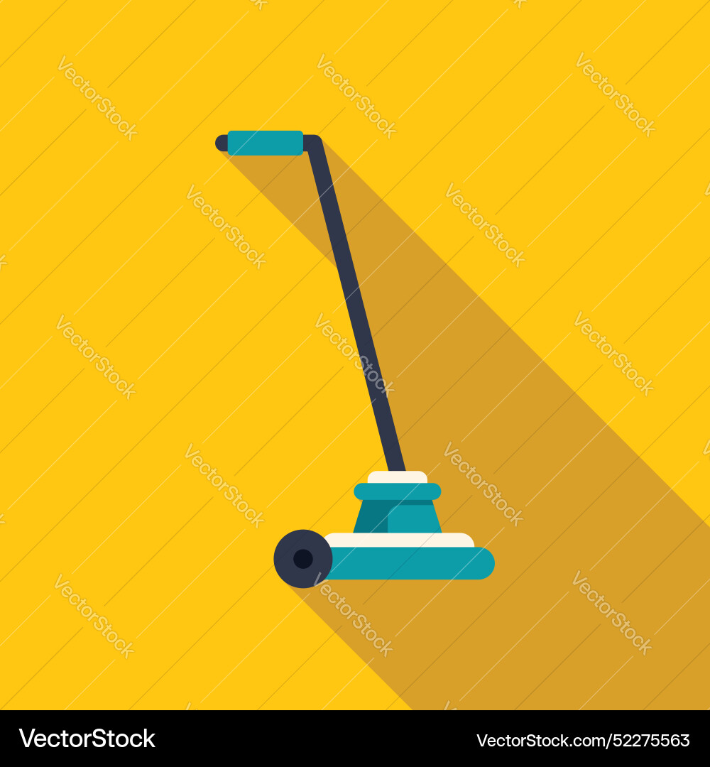 Cleaning service icon showing floor polisher Vector Image