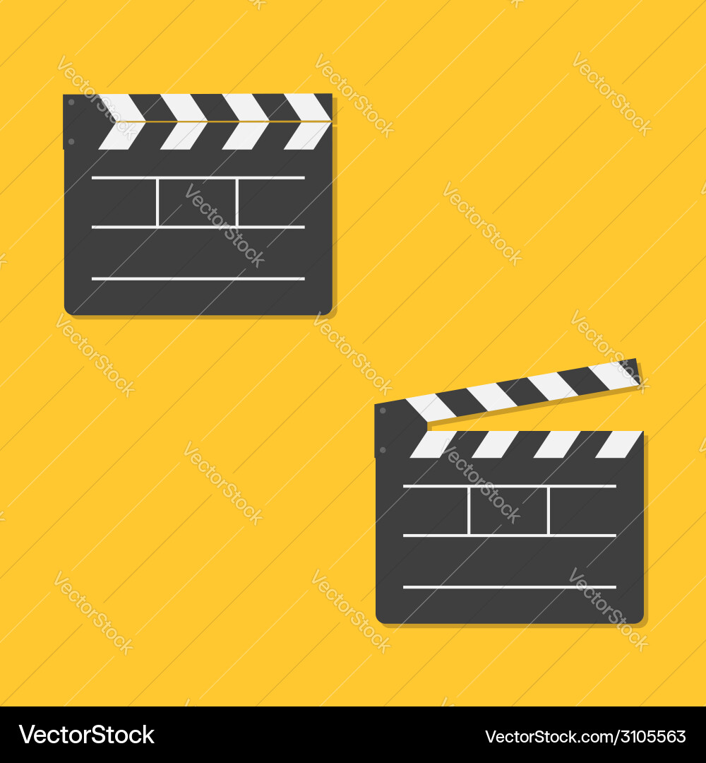Movie Clapper Board Template