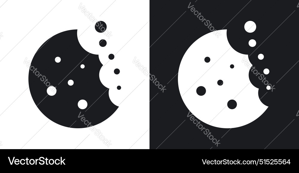 Cookie icon Royalty Free Vector Image - VectorStock