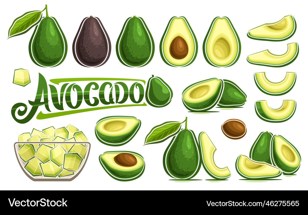 Cut Avocado Outline Vector Images (over 1,000)