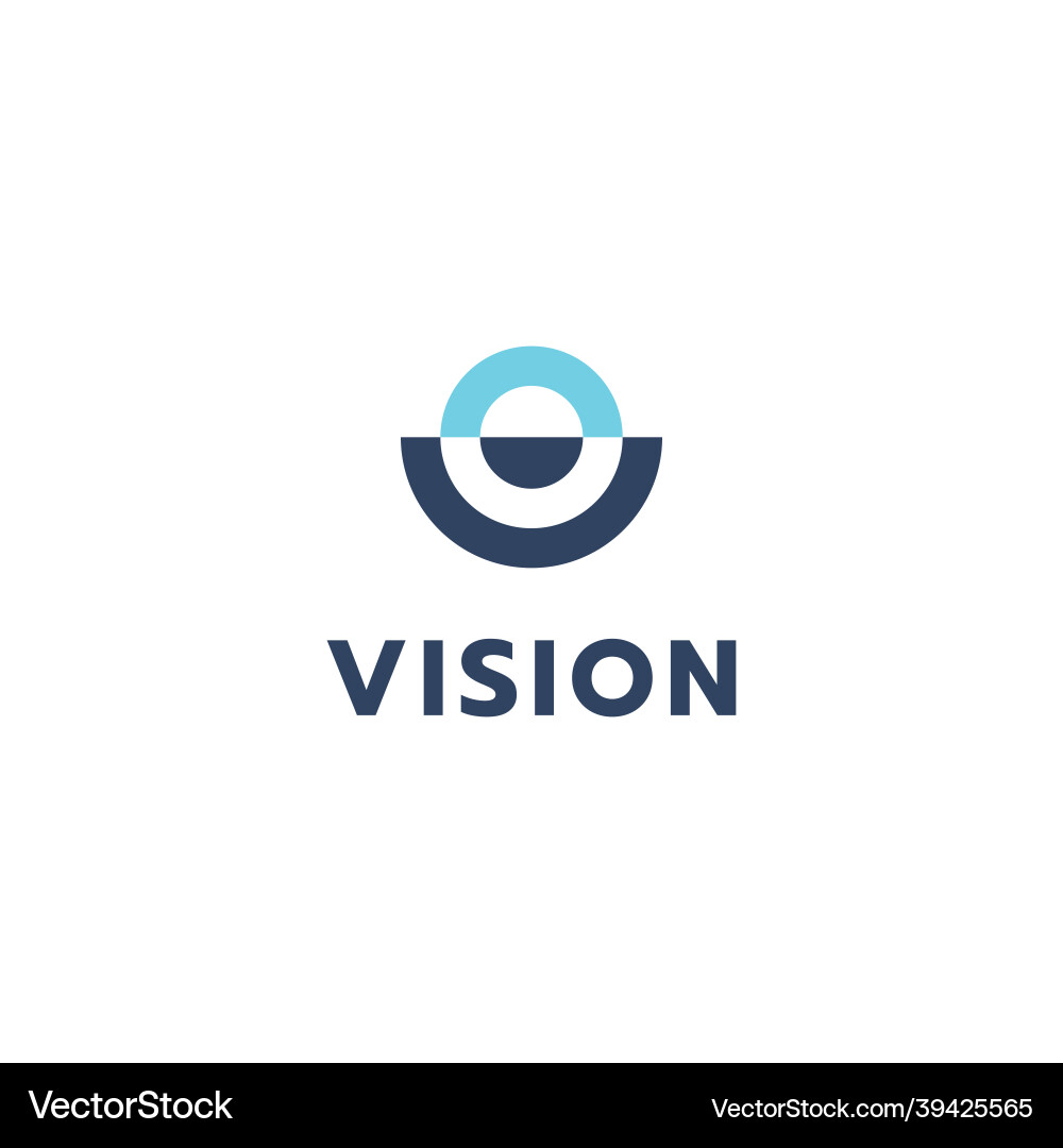 Eye vision logo Royalty Free Vector Image - VectorStock
