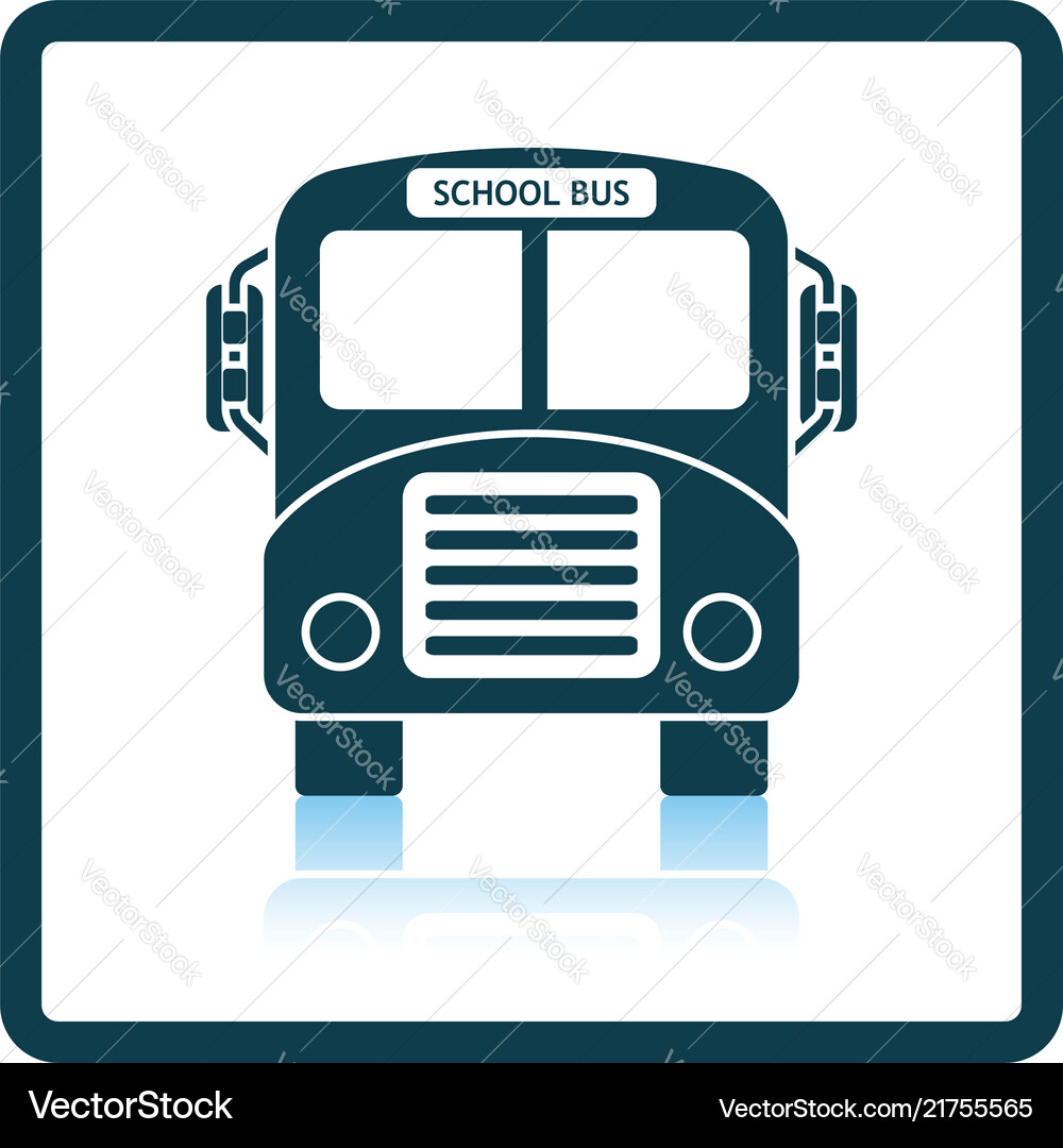 School bus icon Royalty Free Vector Image - VectorStock
