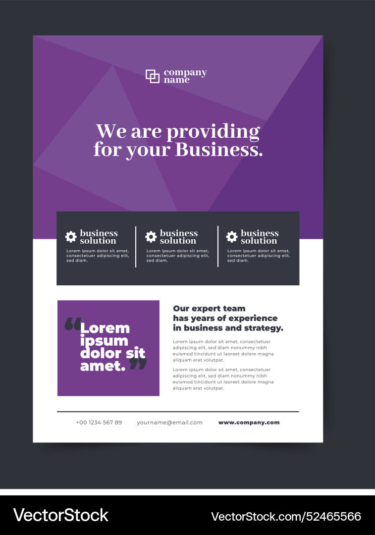 Abstract business template concept Royalty Free Vector Image