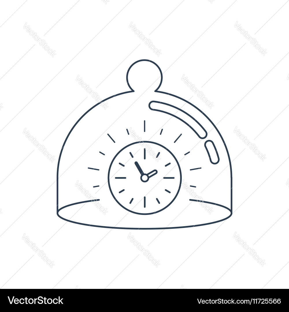 Time management and reservation concept Royalty Free Vector