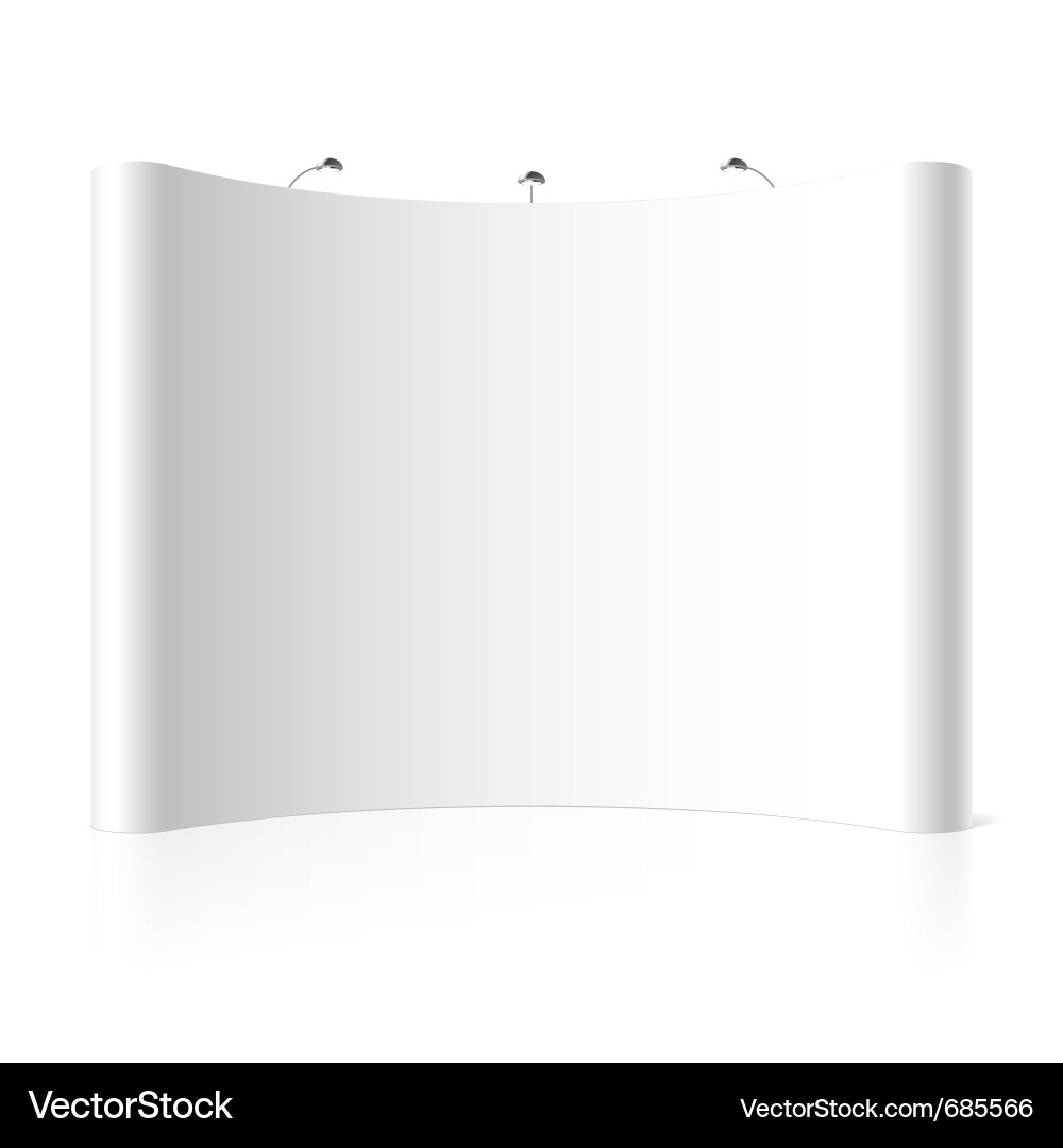 Trade exhibition stand Royalty Free Vector Image