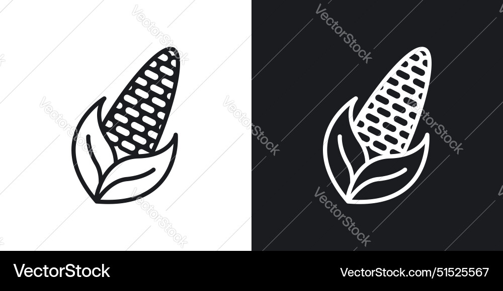 Corn icon Royalty Free Vector Image - VectorStock