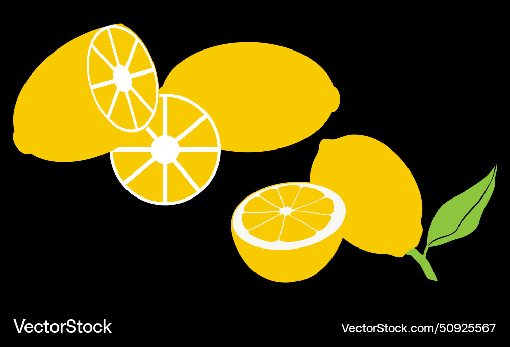 Lemon design and bundle Royalty Free Vector Image